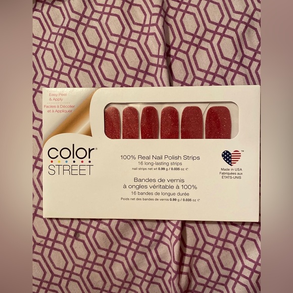 Color Street | Other | Colorstreet Nailpolish Strips Crantastic | Poshmark